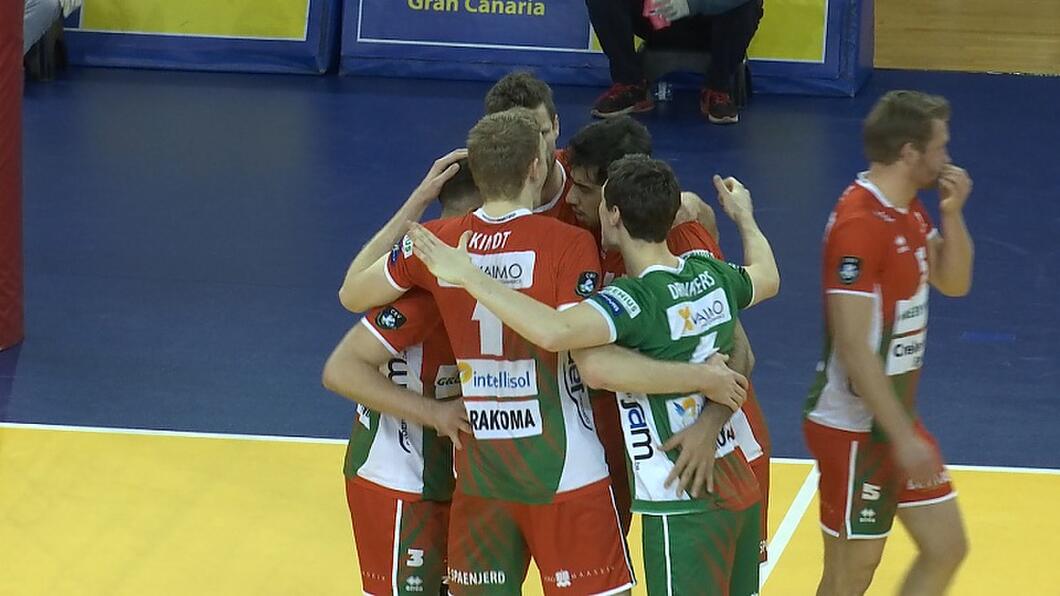 Kwartfinale Greenyard Maaseik in en tegen Las Palmas mét Spaans publiek ...