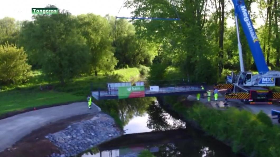 Tongeren legt fietsbrug over de Jeker - TV Limburg