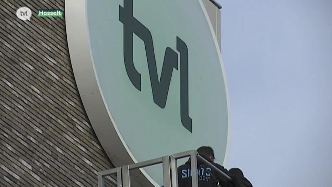 TVL-logo's hangen op nieuwe gebouw aan Herkenrodesingel - TV Limburg
