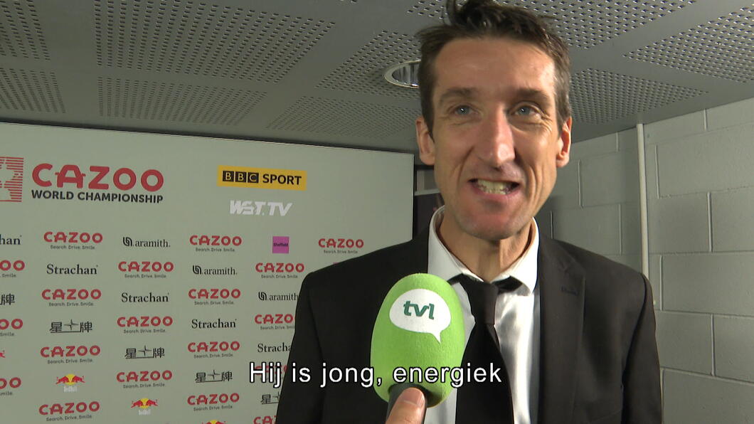 Rob Walker: "De overwinning van Luca Brecel is enorm belangrijk voor de snookerwereld" - TV Limburg