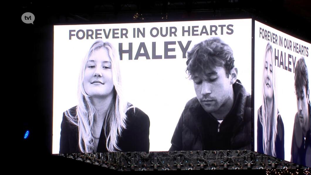 Kerstjumping Mechelen houdt minuut stilte voor overleden Haley - TV Limburg