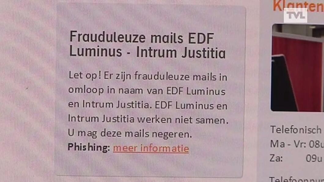 Oplichters sturen massaal valse facturen van Luminus - TV Limburg