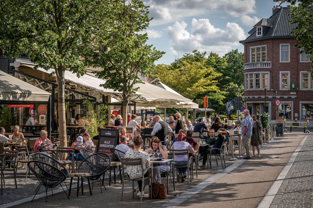 Bilzen voorziet extra ruimte voor heropening terrassen - TV Limburg